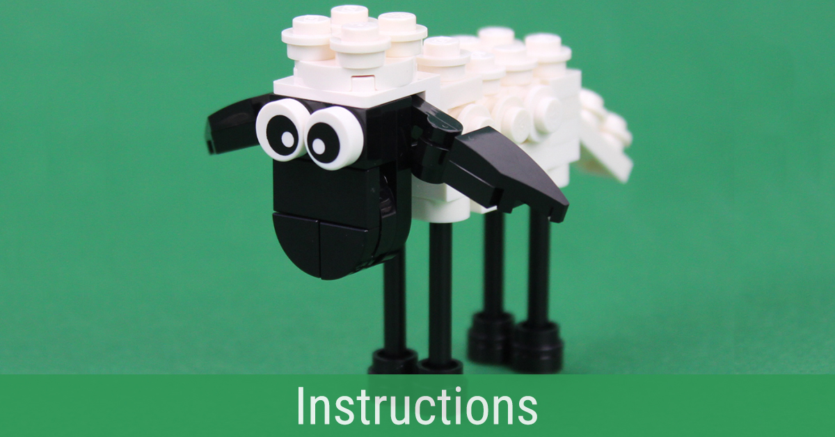 Bulid your own Shaun the sheep! Meh! [Instructions] - The Brothers ...