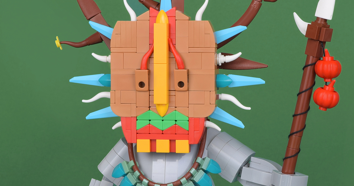 This Tiki Shaman reminds me of the monster of Frankenstein - The ...