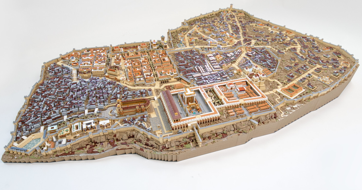 Rocco Buttliere builds 1st-century Jerusalem in microscale from 114,000 ...