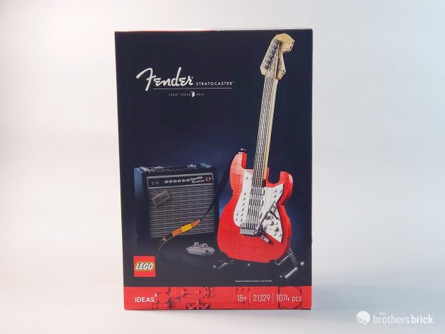 We rock out with the LEGO Ideas 21329 Fender Stratocaster Guitar ...