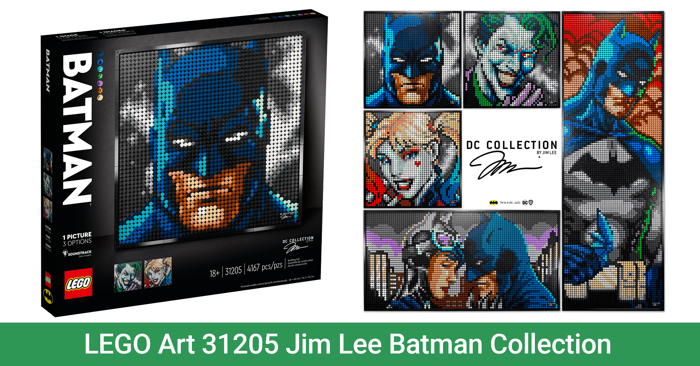 LEGO Art 31205 Jim Lee Batman Collection revealed online [News] - The ...