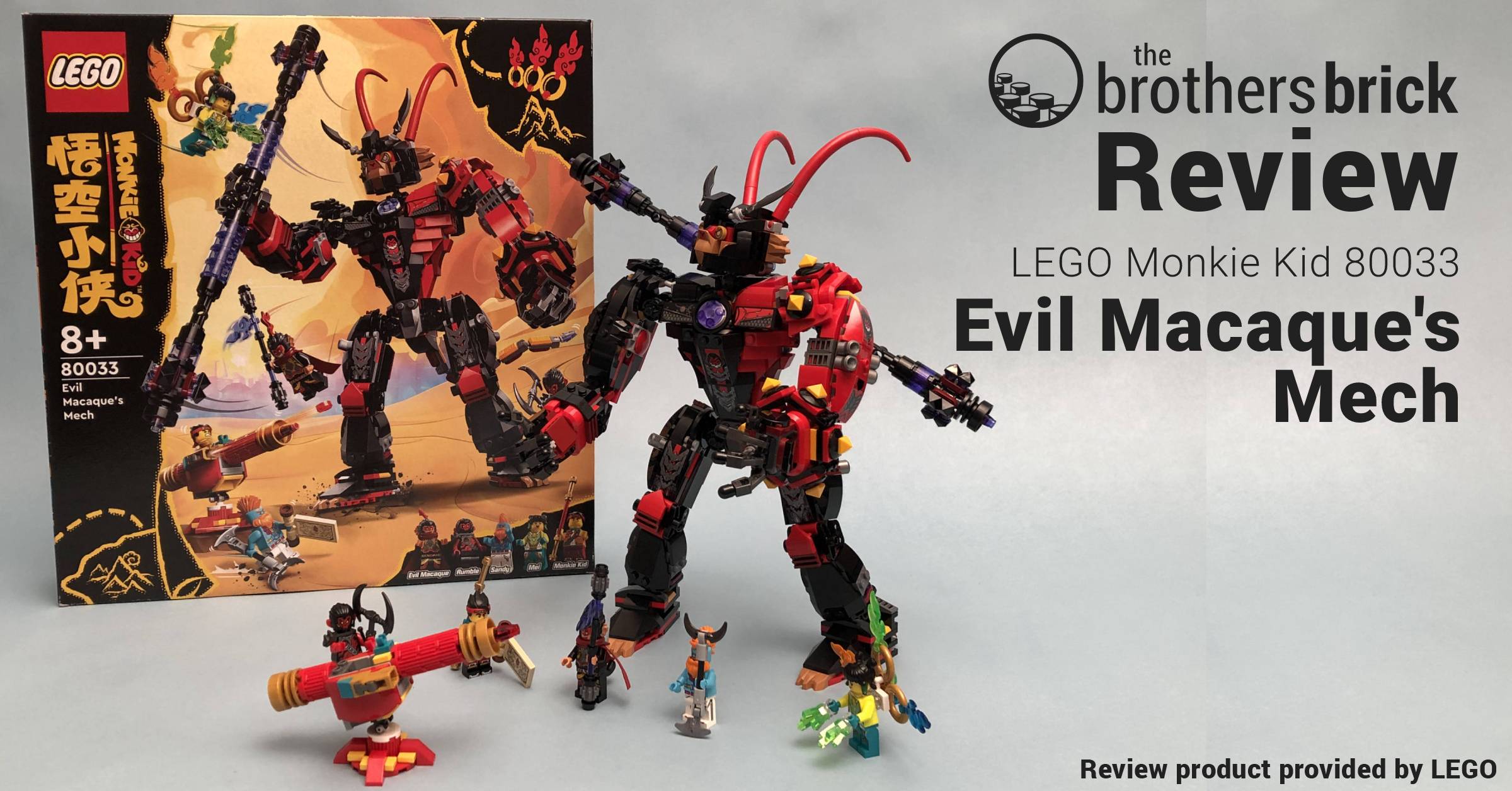 LEGO Monkie Kid 80033: Evil Macaque Mech is not monkeying around - The ...