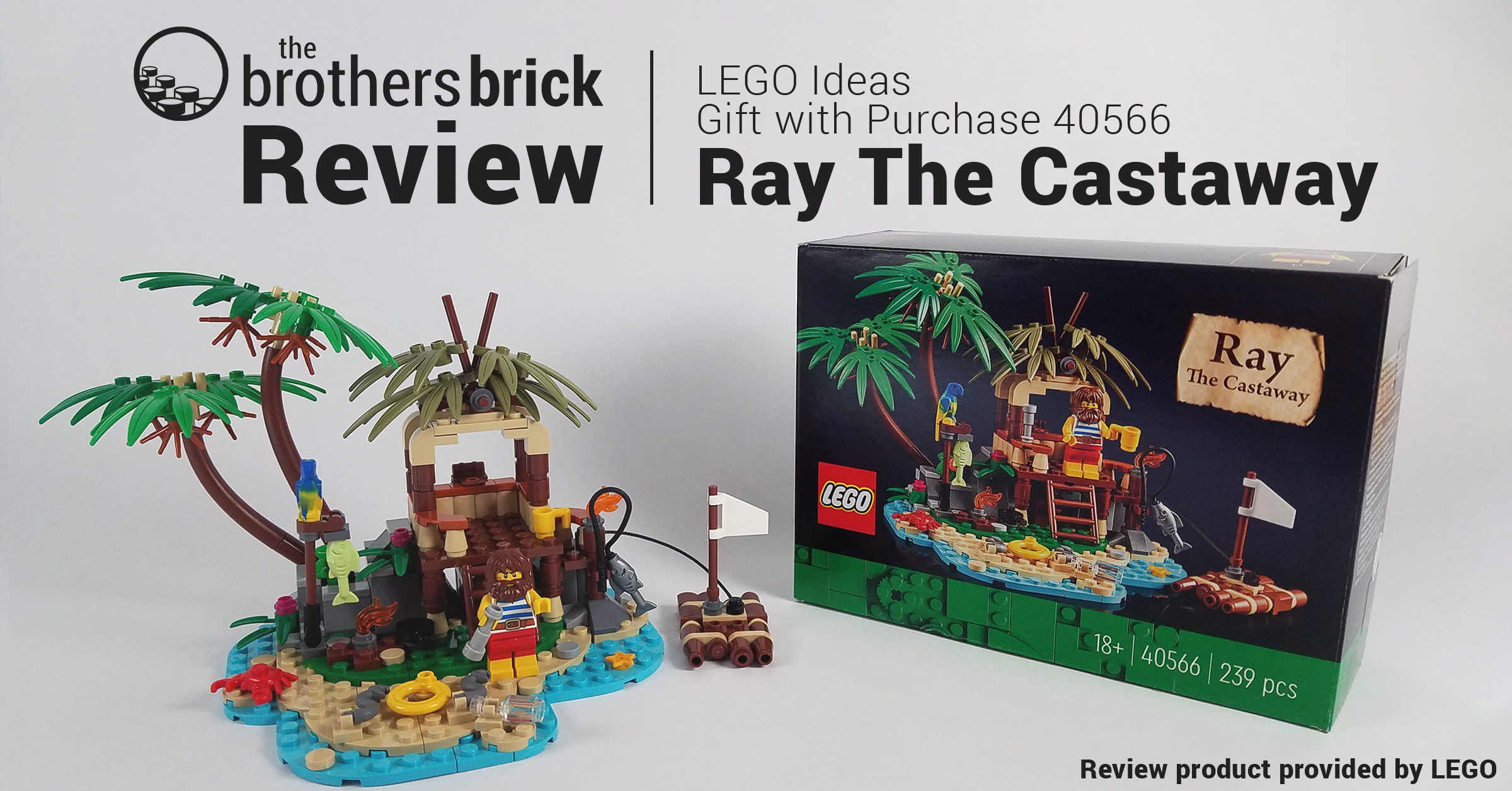 LEGO Ideas 40566: Ray the Castaway - A Marooned Gift with Purchase ...