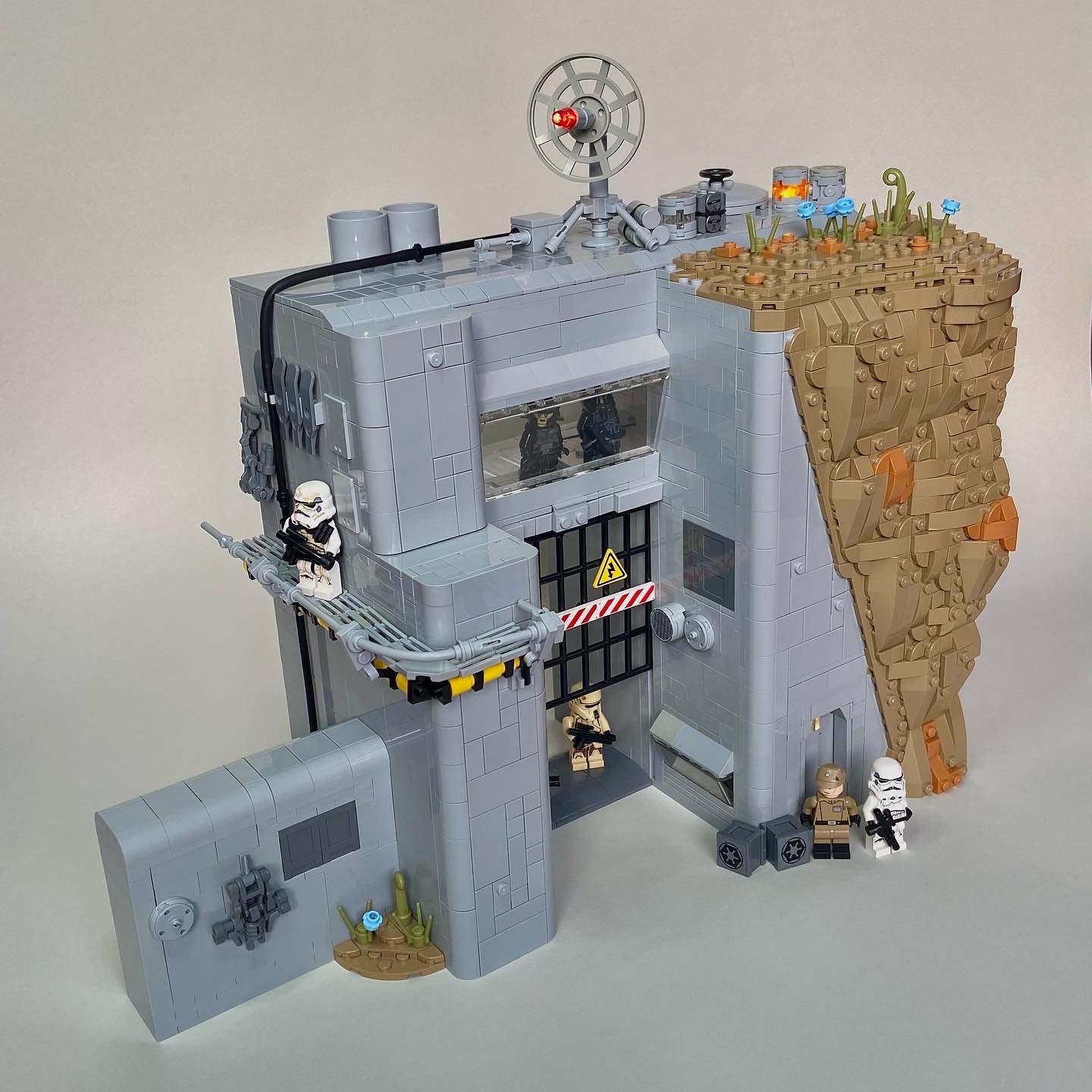 Dig this Imperial base carved from alien stone - The Brothers Brick ...
