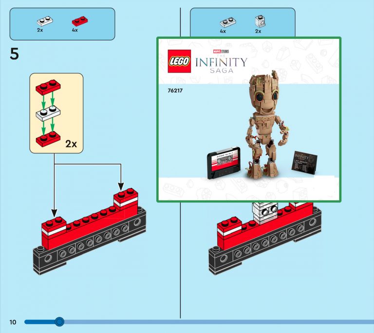 When and why did LEGO include progress bars in instructions guides ...