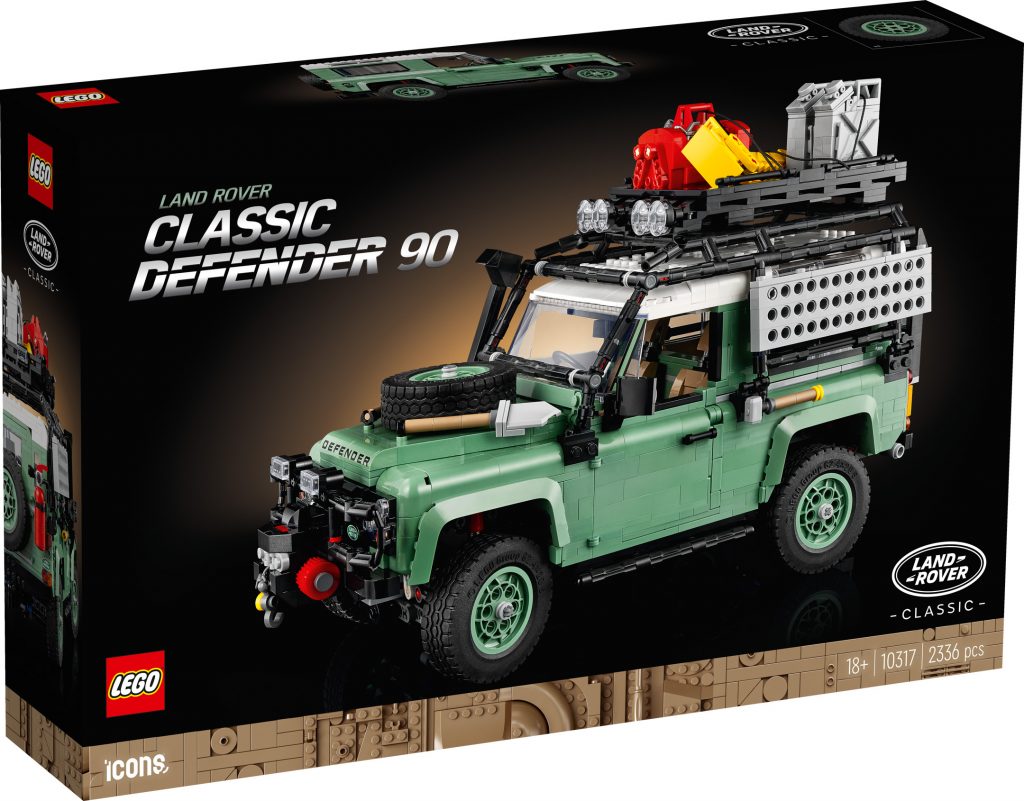 LEGO Icons reveals 10317 Land Rover Classic Defender 90 with 2,336 ...