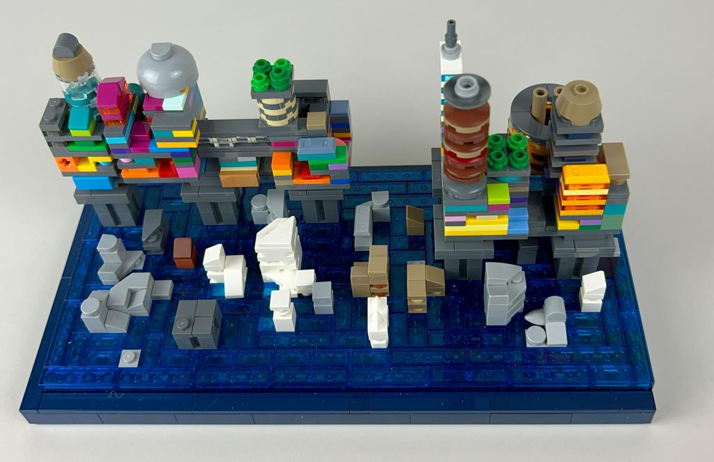 A meandering LEGO microscale metropolis - The Brothers Brick | The ...