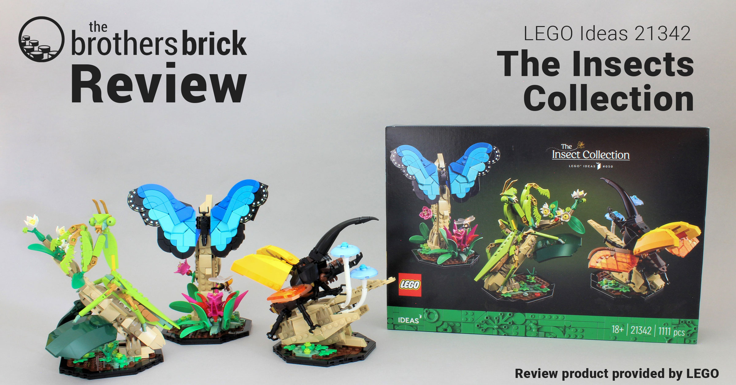 LEGO Ideas 21342 The Insect Collection - Botanicals meets animals ...