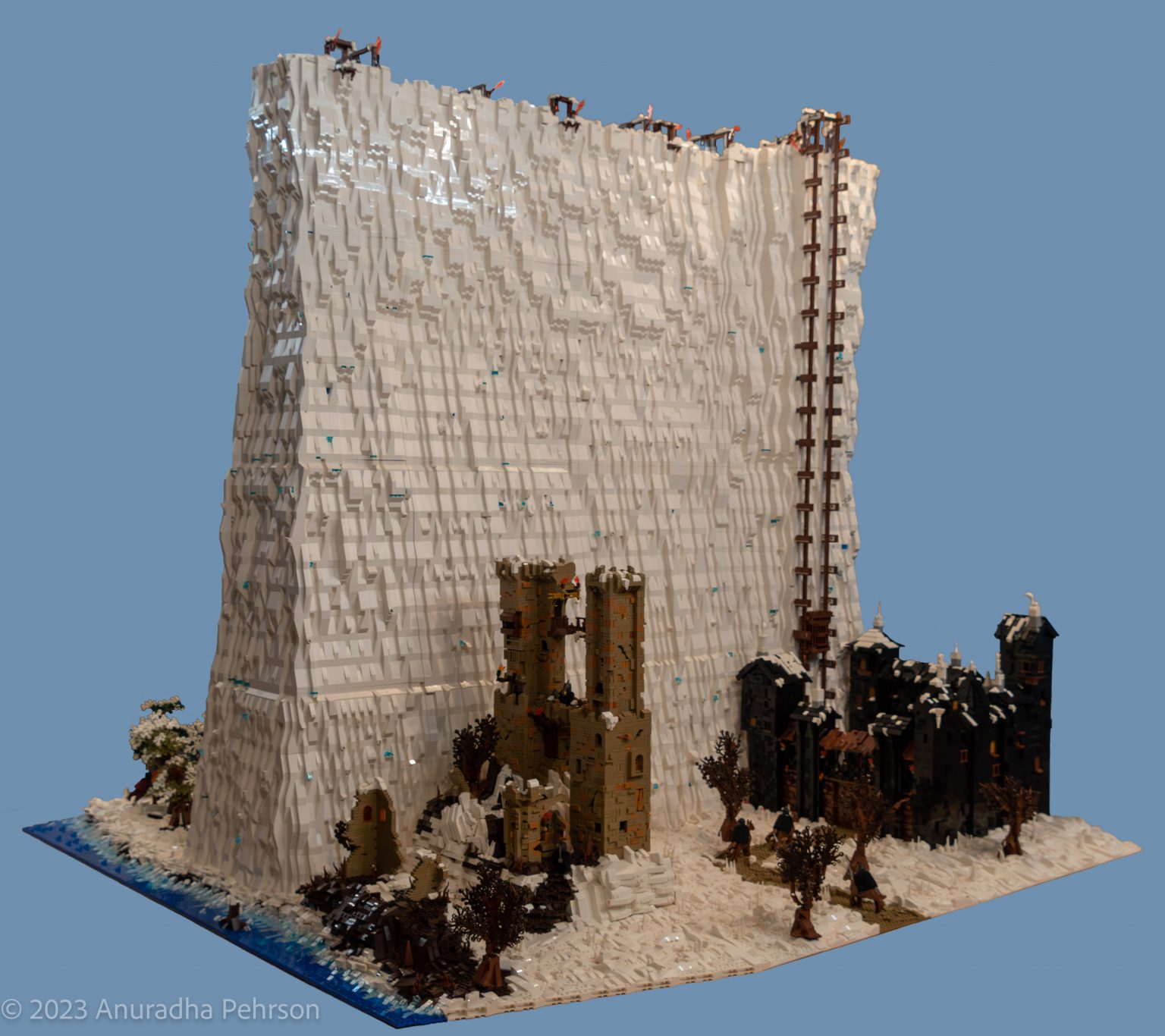 A peek behind the Wall: building a 200,000-piece LEGO Game of Thrones ...