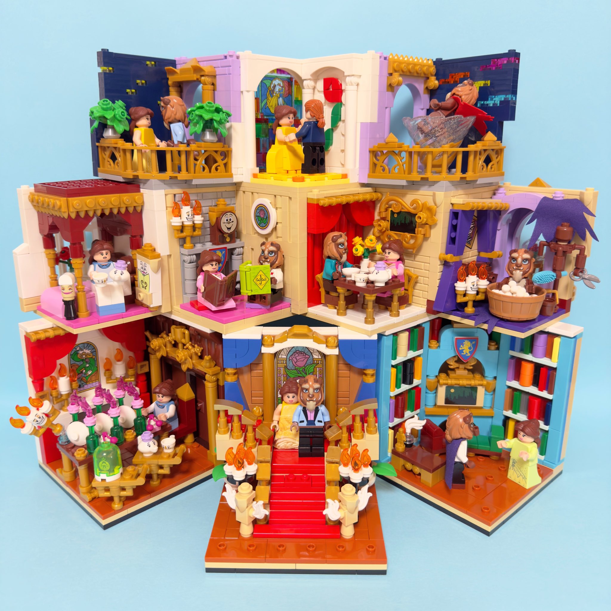 Belle and Beast star in beautiful LEGO minifigure habitats - The ...