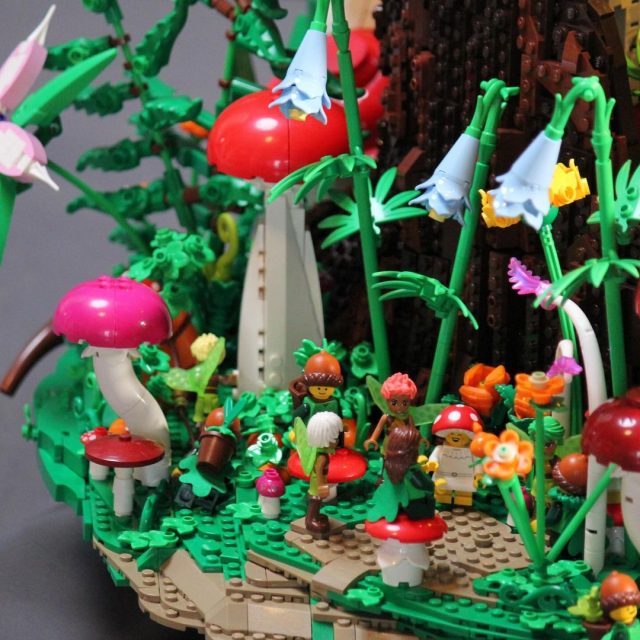 Amazing LEGO fairy castle stands over 4 feet tall! - The Brothers Brick ...