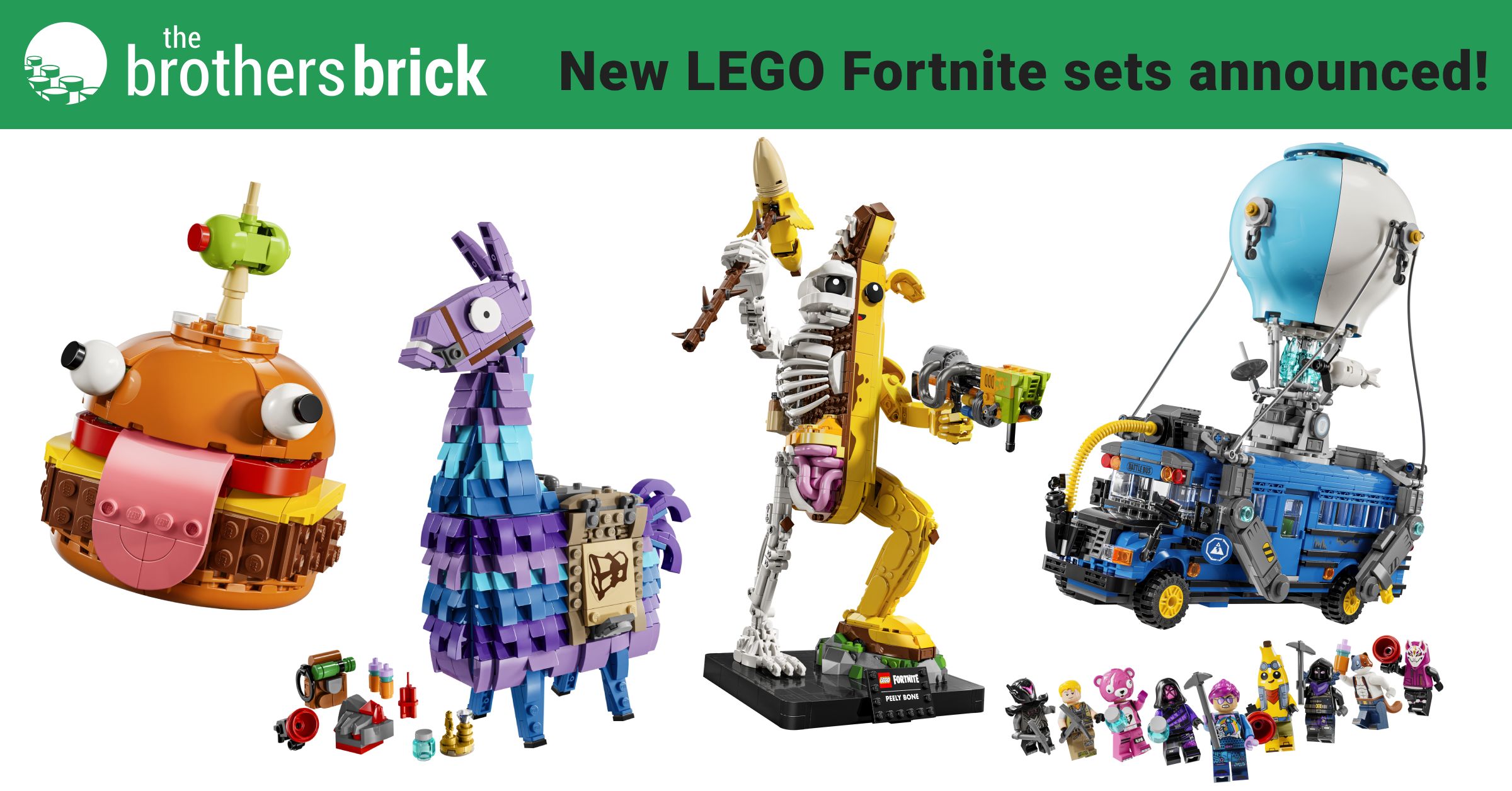 LEGO's Fortnite collaboration extends to four new sets, all available ...