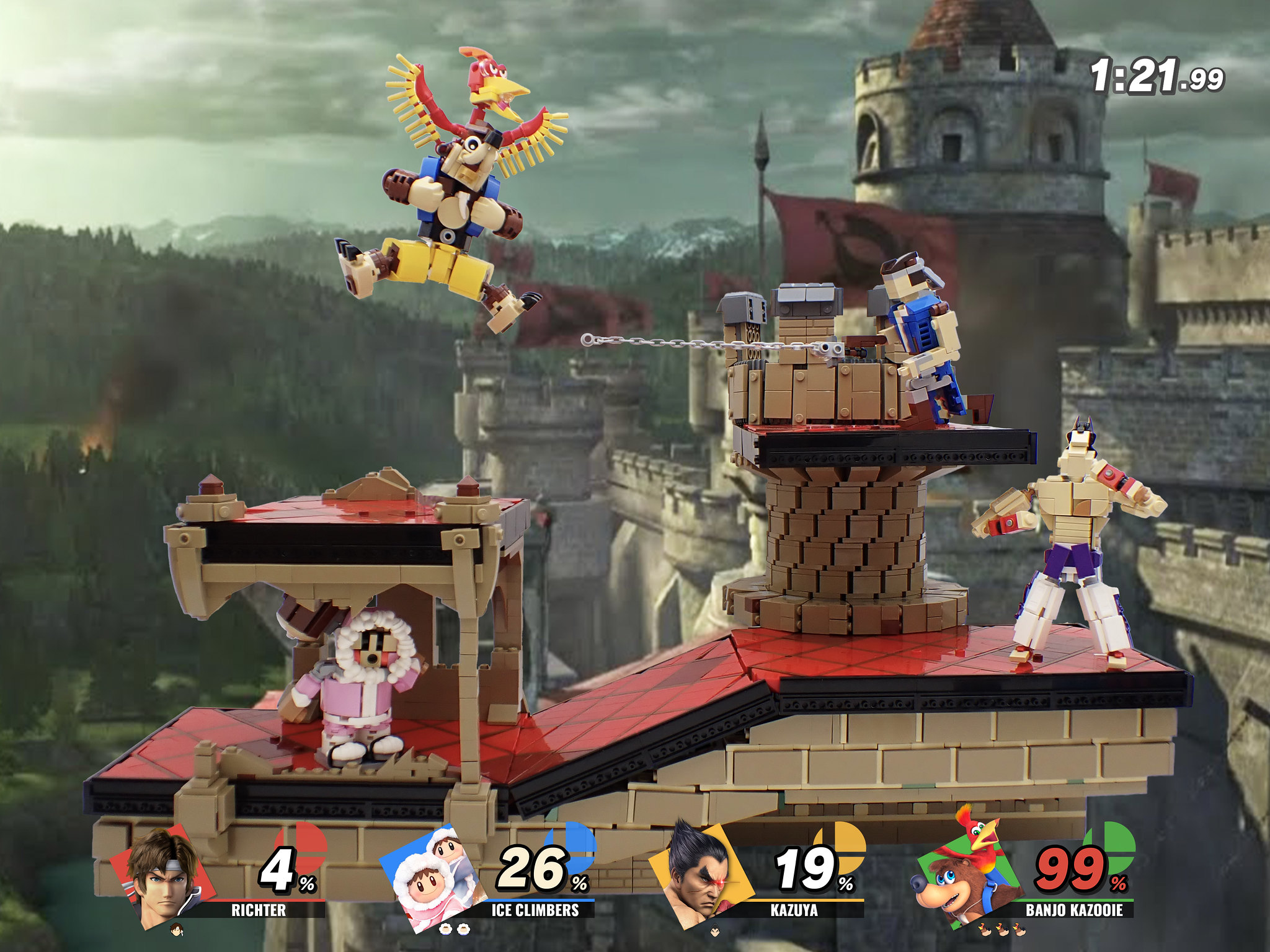 This Smash Bros Castle is built brick by brick! - The Brothers Brick ...