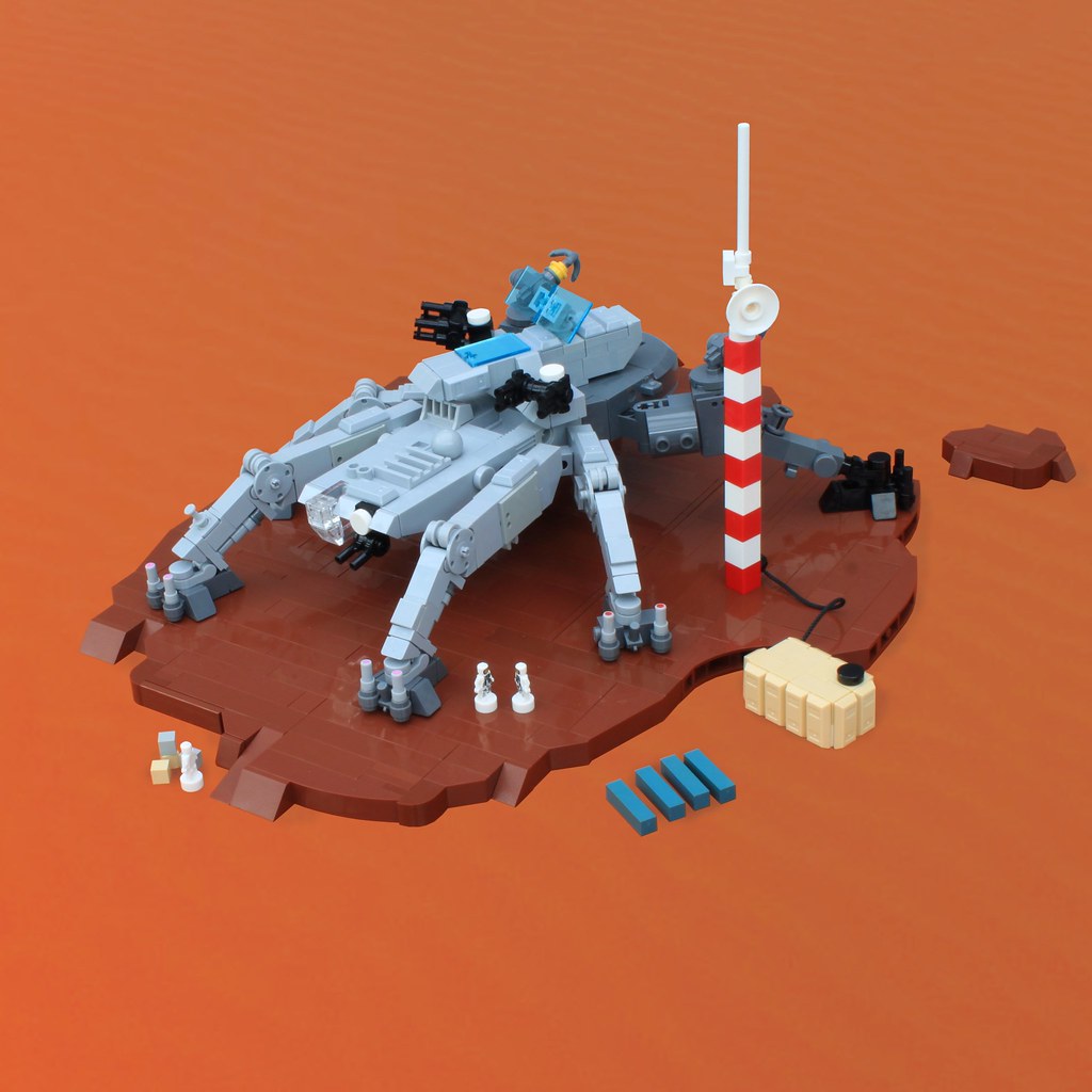 A mammoth microscale mech - The Brothers Brick | The Brothers Brick