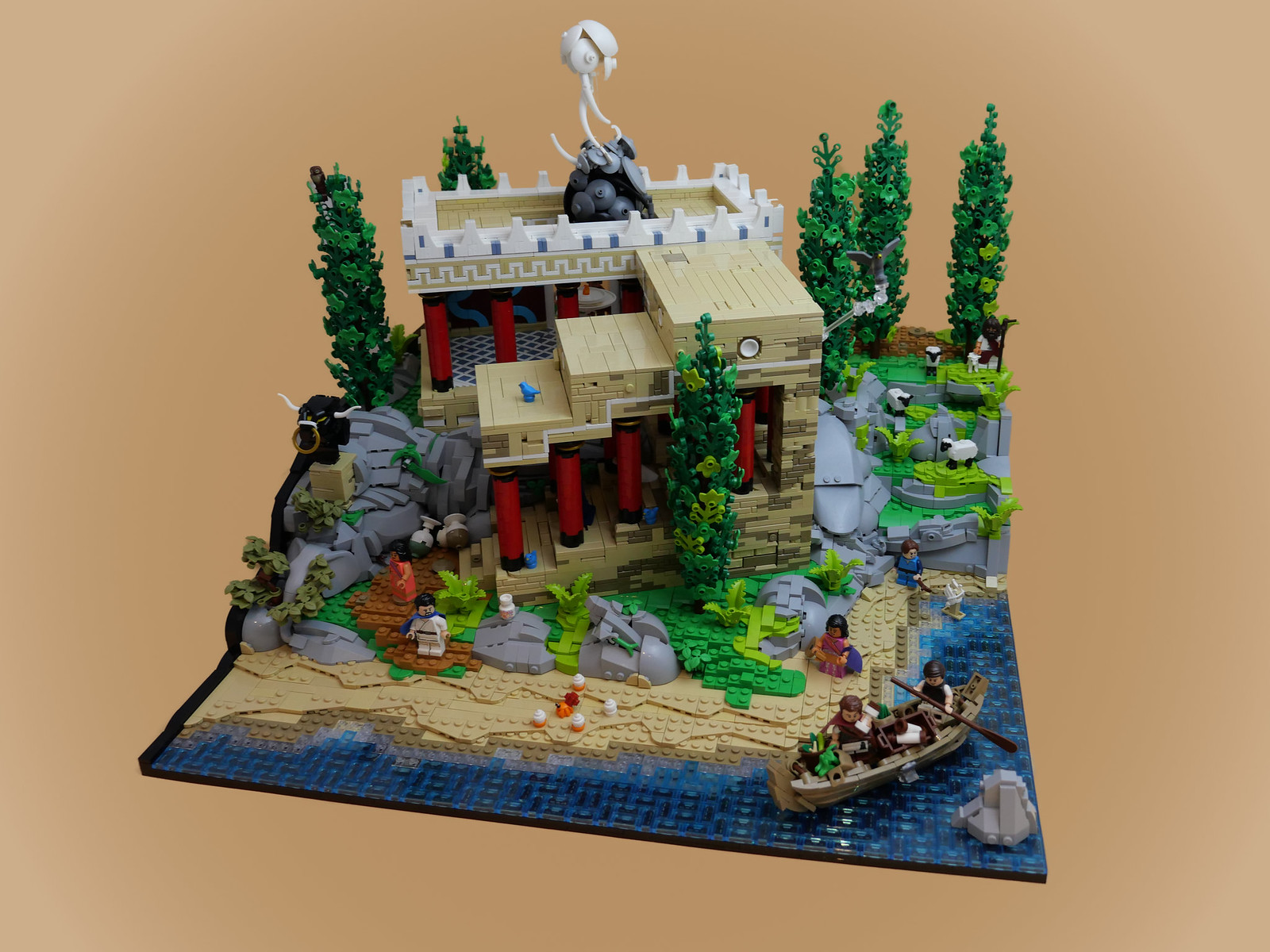 This LEGO temple to the Minotaur is no bull - The Brothers Brick | The ...