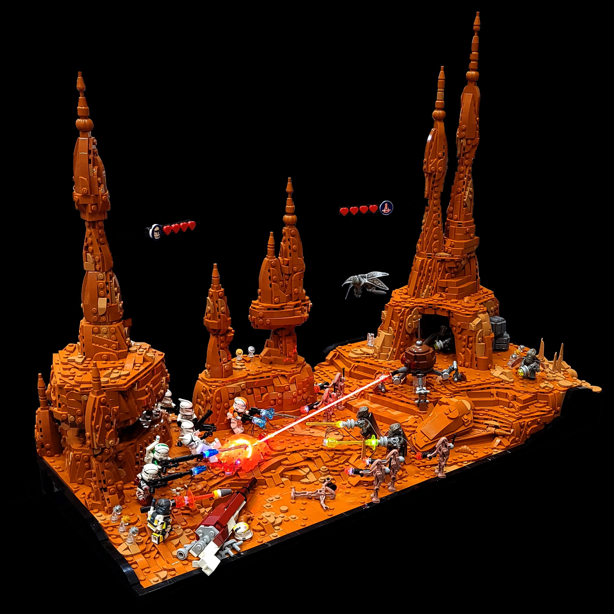 Towering stones, reddish tones, and brave clones in the Star Wars ...