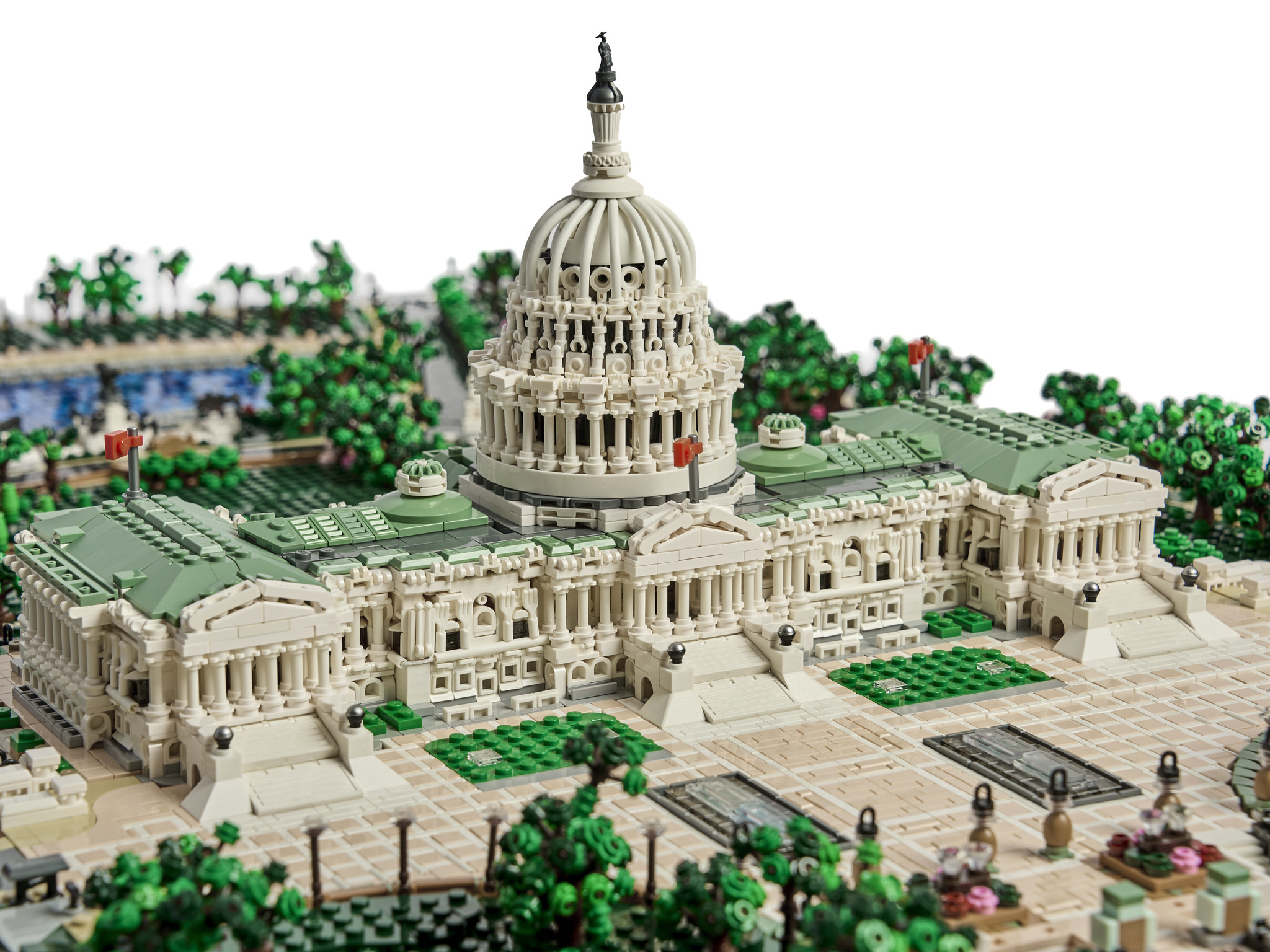Rocco's capital LEGO build of Capitol Hill is a 36,800 piece marvel ...