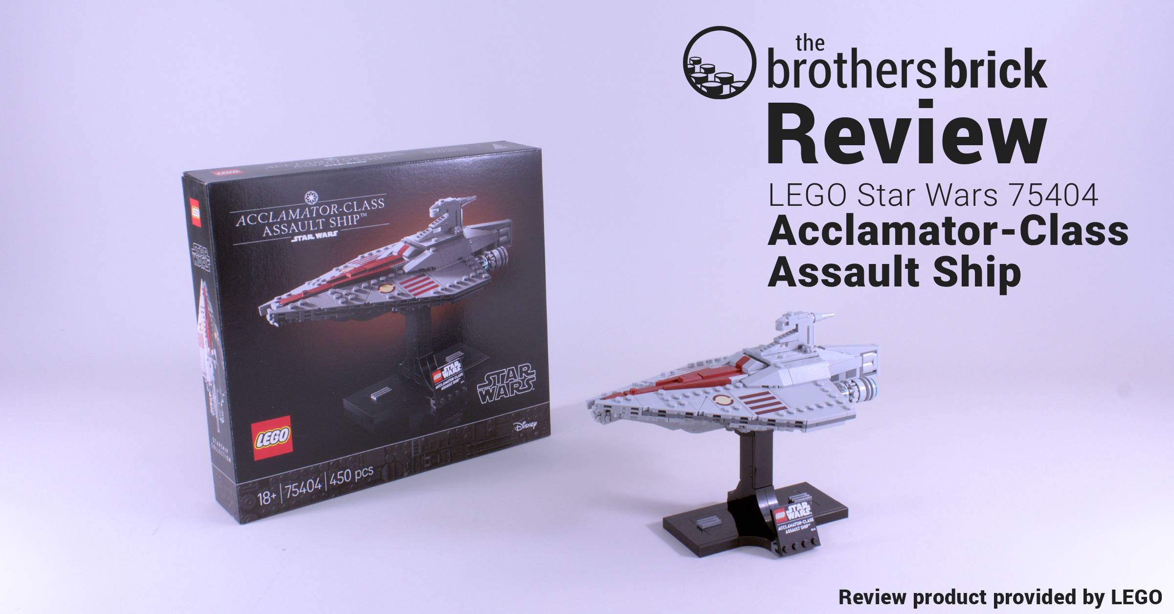 LEGO Star Wars 75404 Acclamator-Class Assault Ship: a classy ship of ...