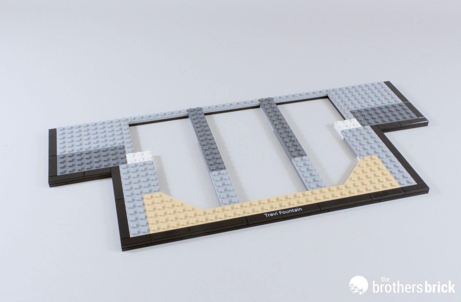 LEGO Architecture 21062 Trevi Fountain: No half (stud) measures [Review ...