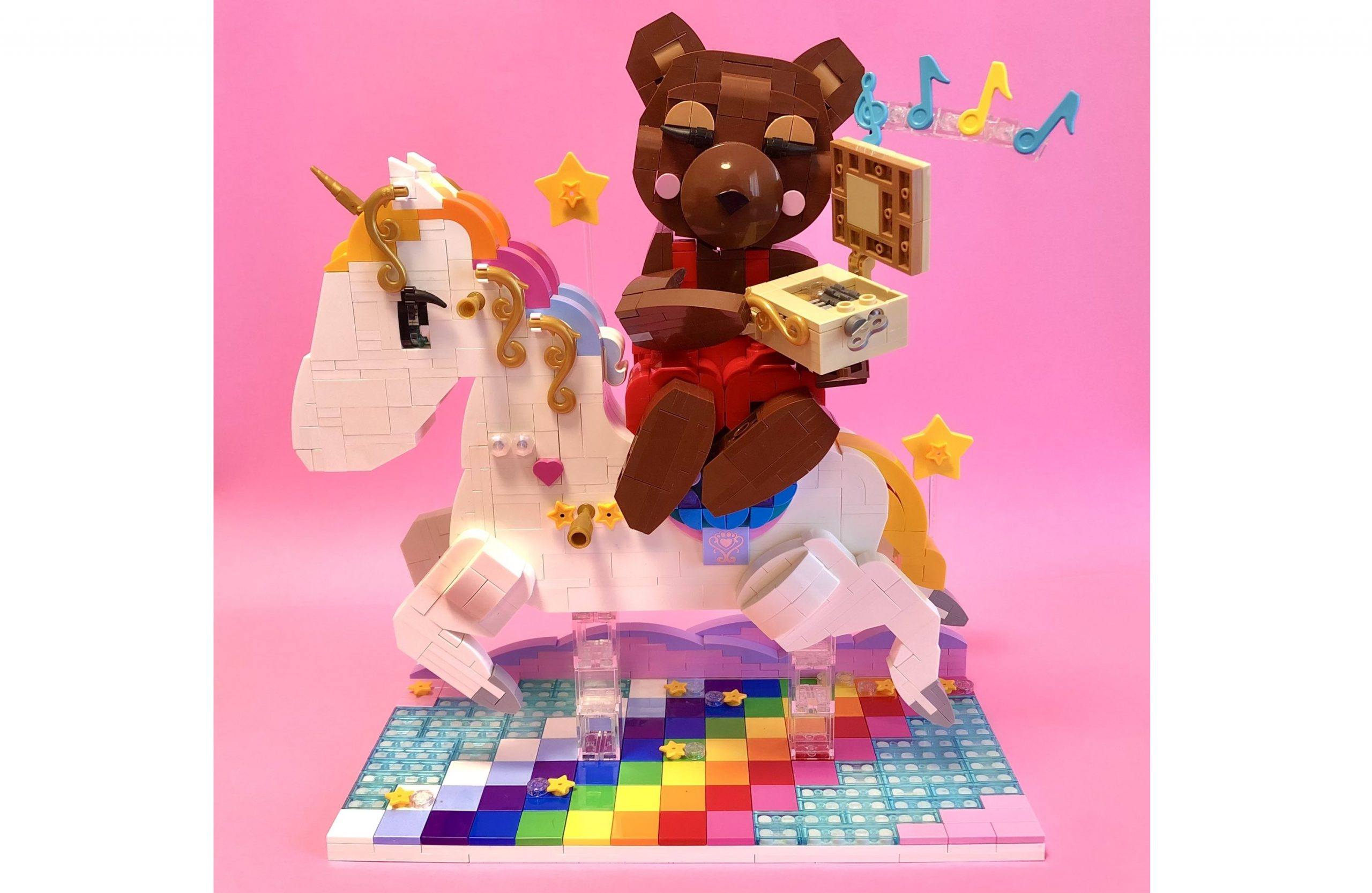 Music box bear causes cuteness overload in LEGO - The Brothers Brick ...