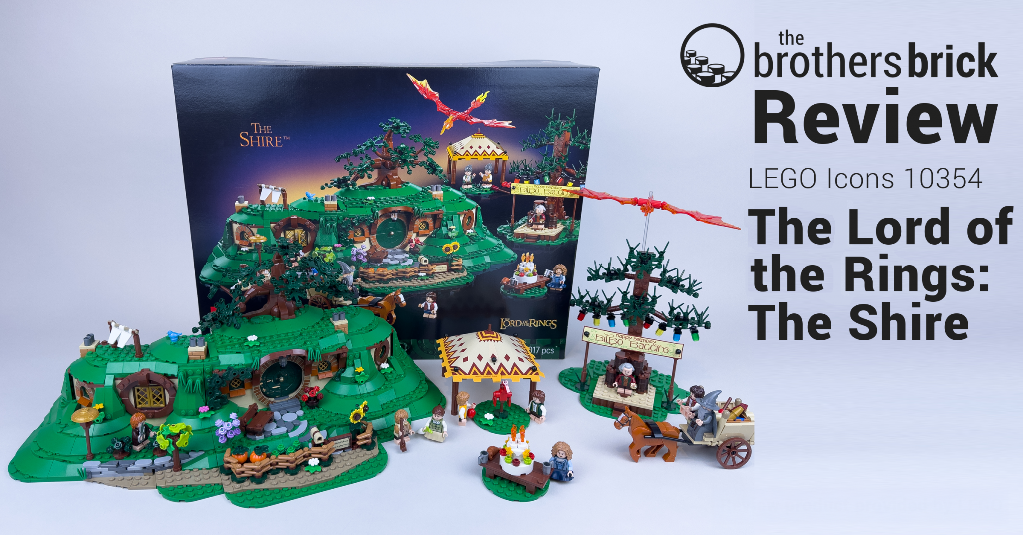LEGO Icons 10354 The Lord of the Rings: The Shire - A Long Expected ...