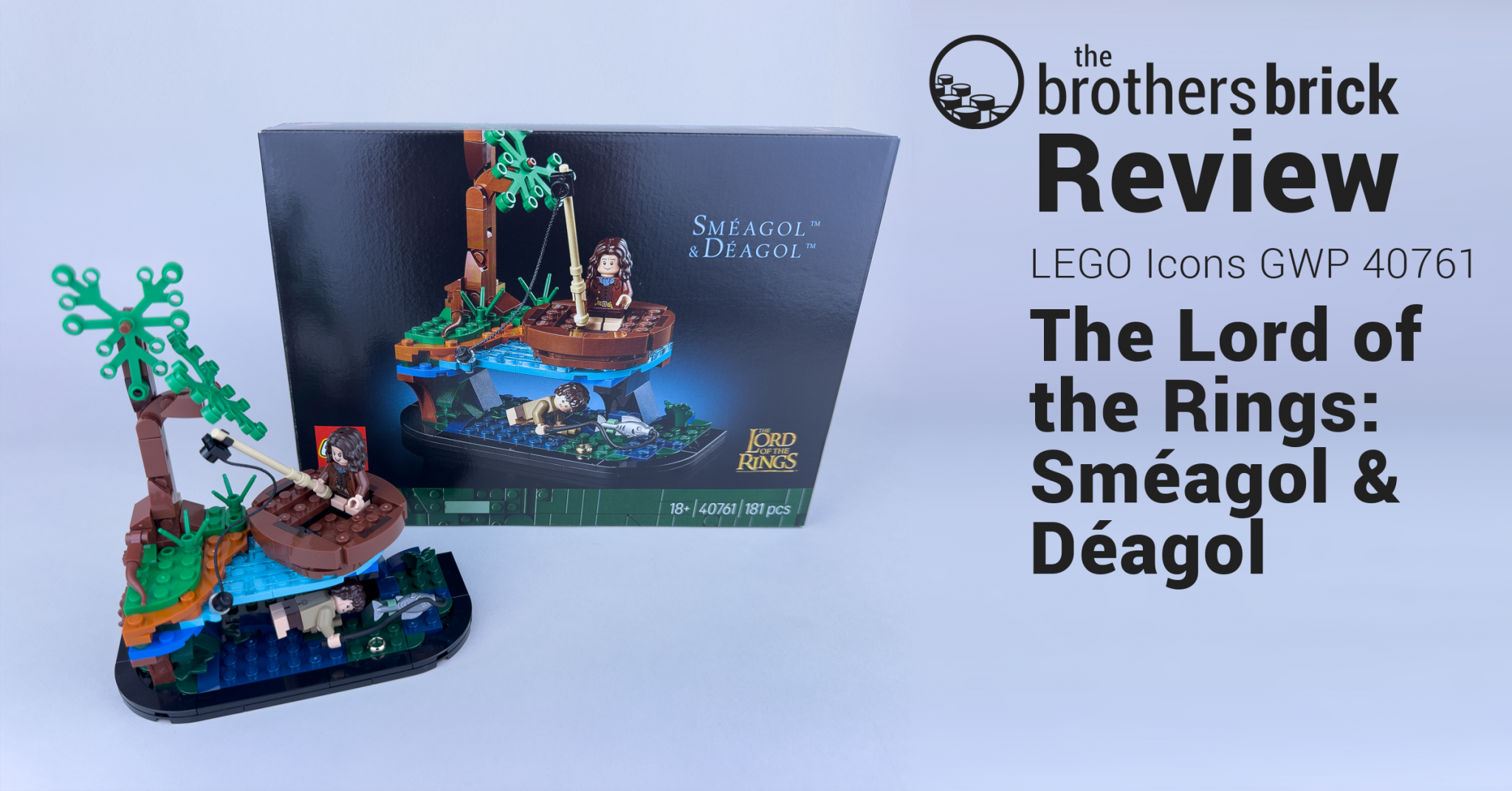 LEGO Icons GWP 40761 The Lord of the Rings: Sméagol & Déagol - You won ...
