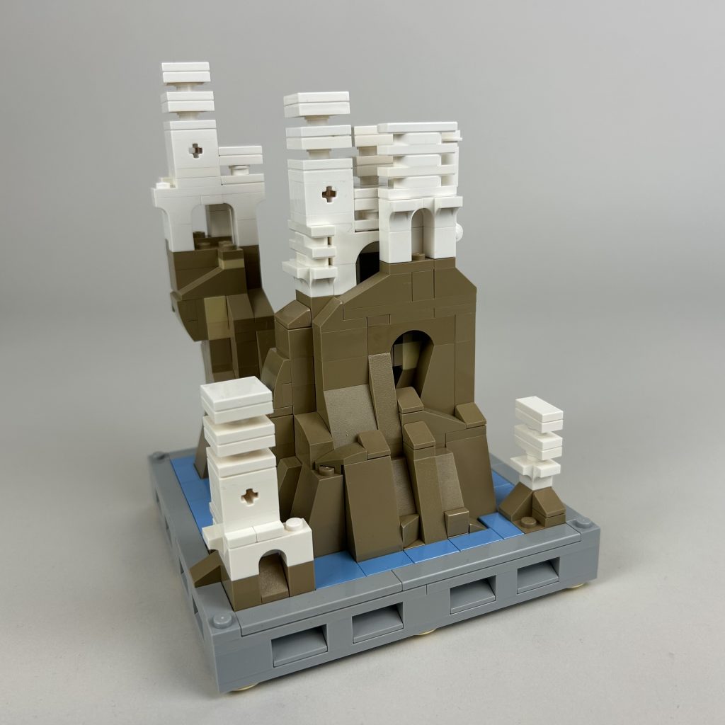 A LEGO monochrome microscale city - The Brothers Brick | The Brothers Brick