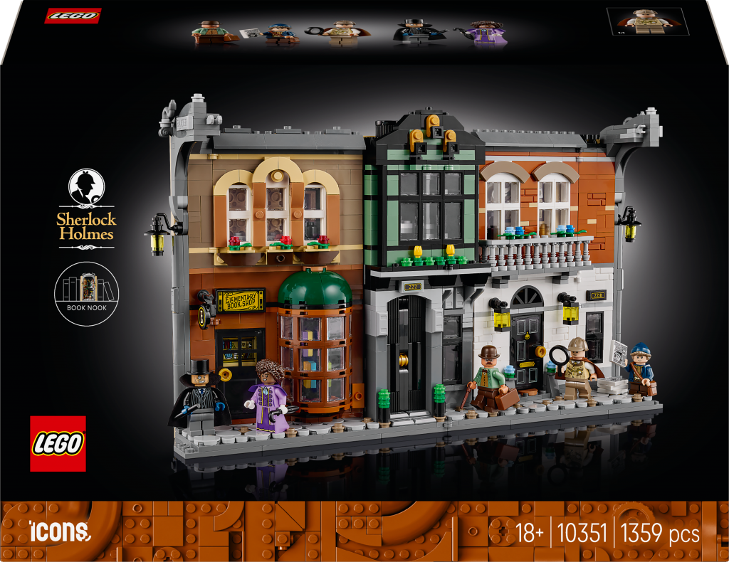 LEGO Icons 10351 Sherlock Holmes: Book Nook - A study in plastic ...
