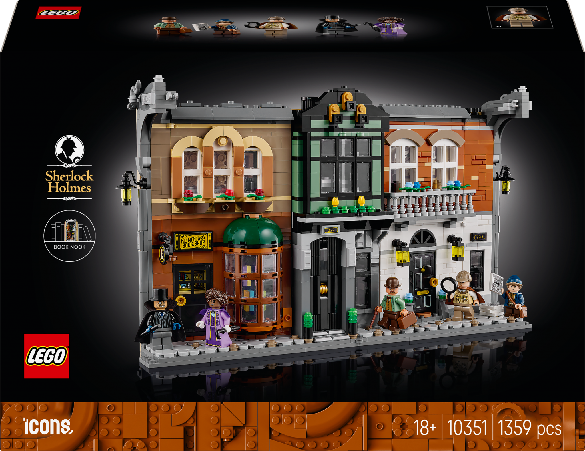 The new LEGO Icons 10351 Sherlock Holmes: Book Nook promises set ...