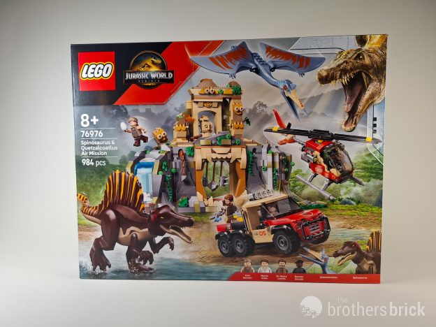 LEGO Jurassic World Rebirth 76976 Spinosaurus & Quetzalcoatlus Air ...