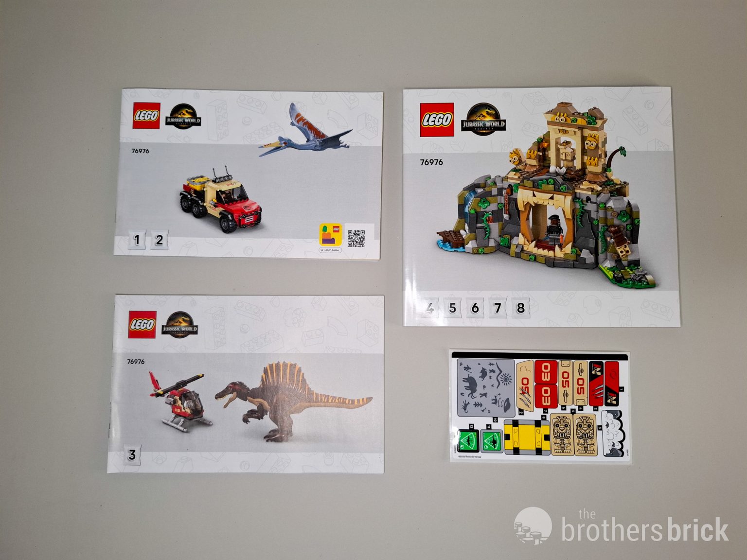 LEGO Jurassic World Rebirth 76976 Spinosaurus & Quetzalcoatlus Air ...