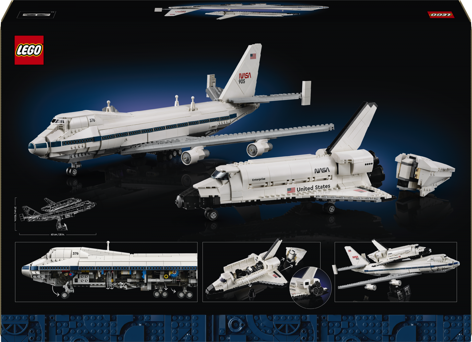 NASA Space Shuttle Enterprise takes flight with LEGO Icons 10360 ...