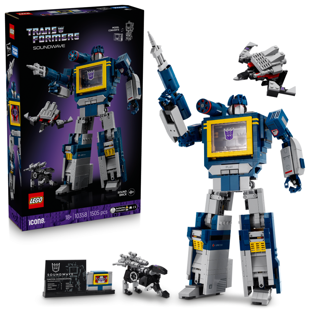 LEGO Transformers enters its villain era with fan-favorite Soundwave ...