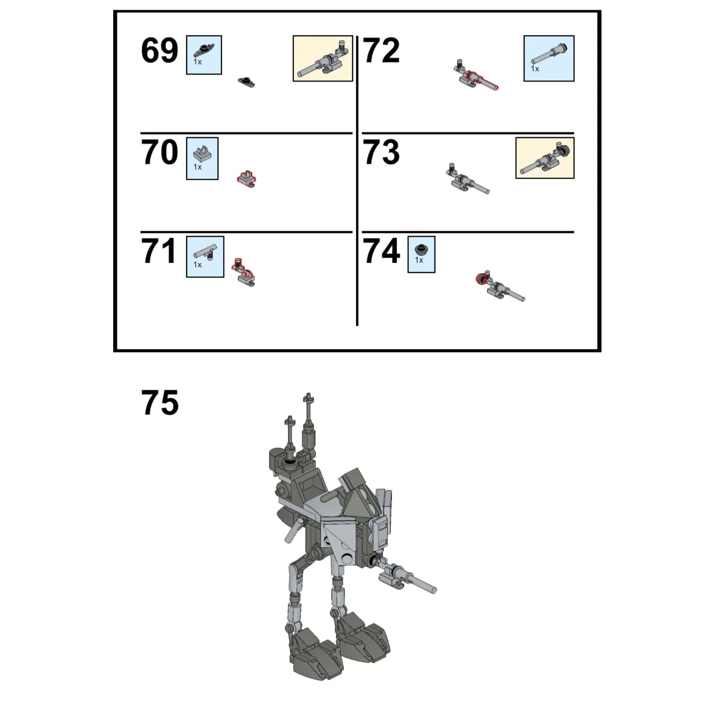 Build your own Star Wars AT-RT Scout Walker with these free ...