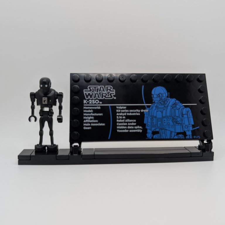 LEGO Star Wars 75434 K-2SO Security Droid - Good enough to parade ...