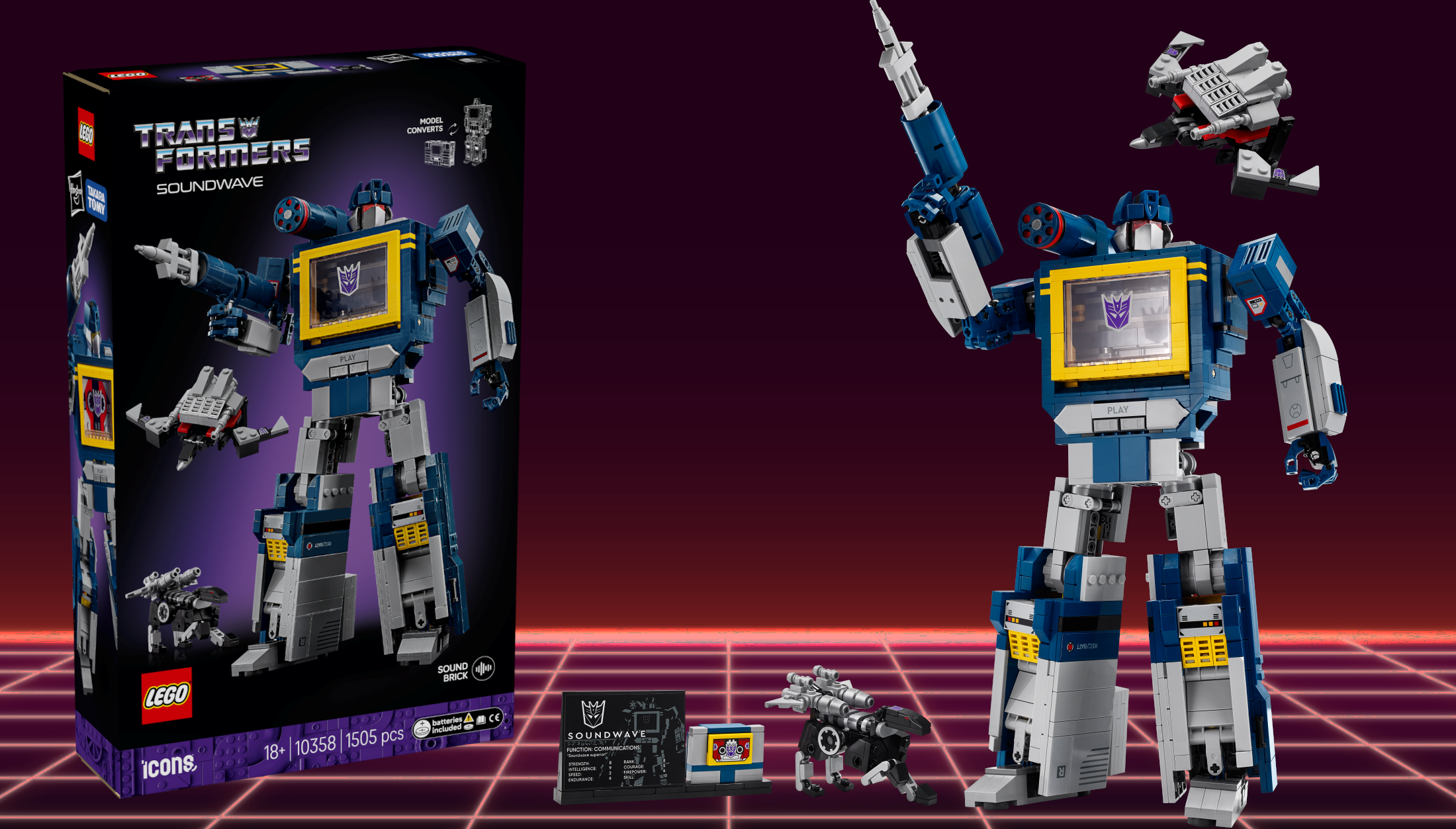LEGO Transformers enters its villain era with fan-favorite Soundwave ...