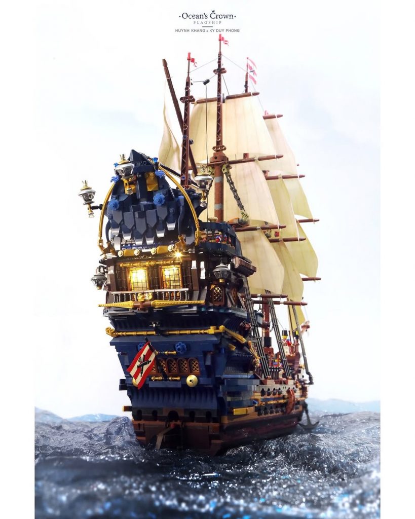 LEGO Pirates Imperial Armada sets sail again with a new MOC flagship ...
