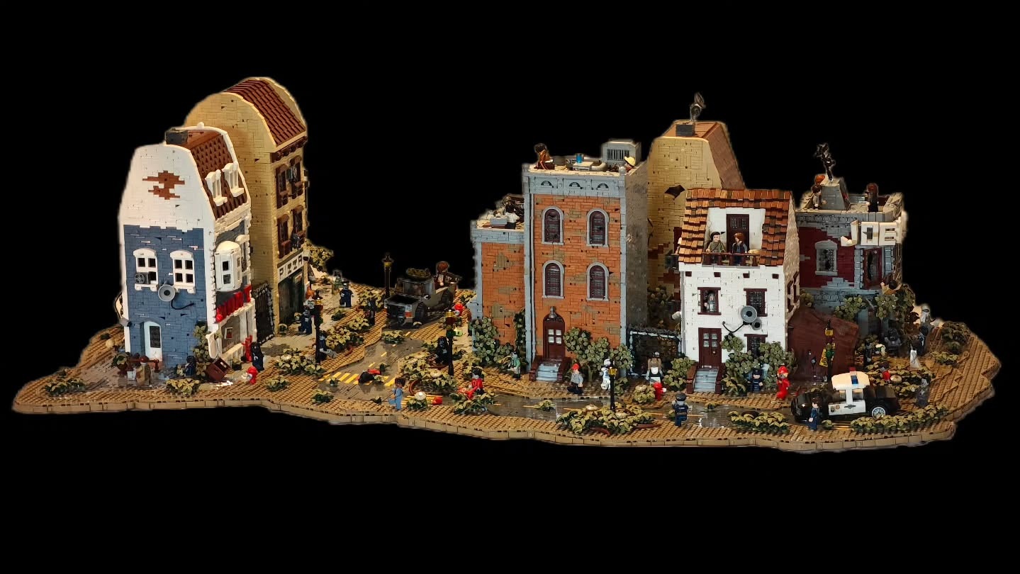 The blocking dead usher in the zombie apocalypse in LEGO - The Brothers ...