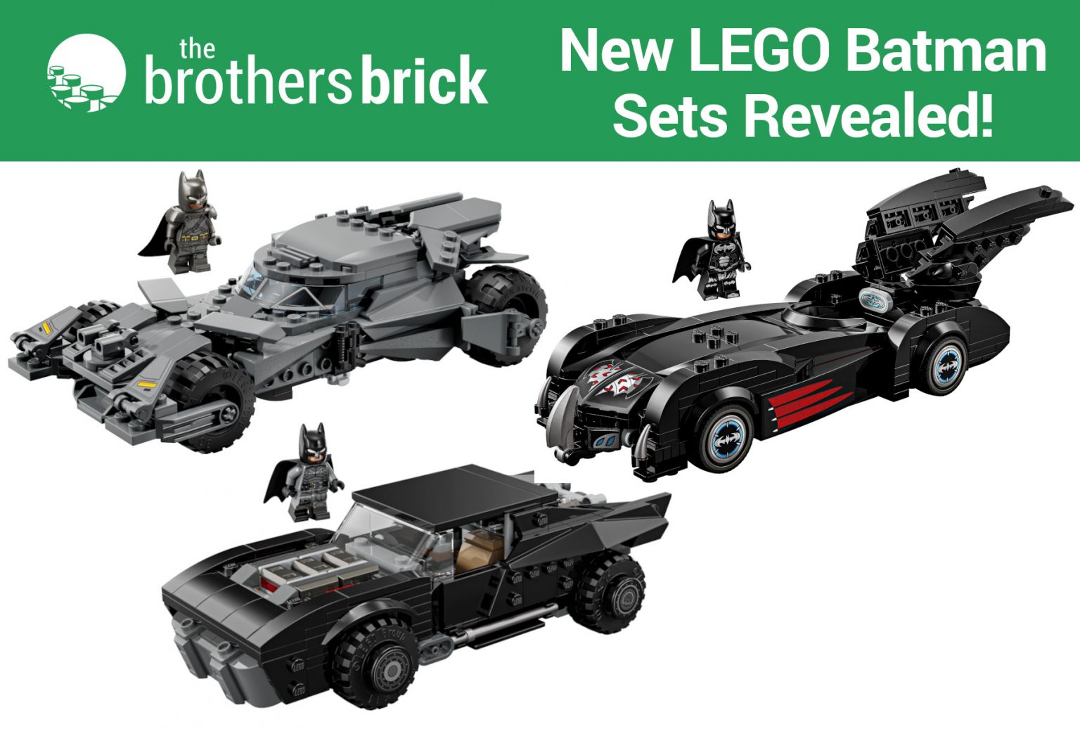 LEGO celebrates 20 years of Batman with new Batmobiles and a Bat logo ...