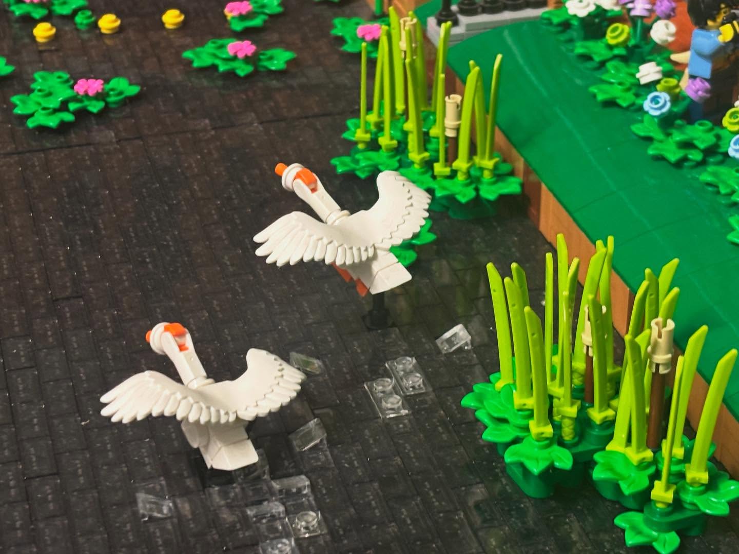 From swans to spoonbills, these brick-built birds are a soaring ...