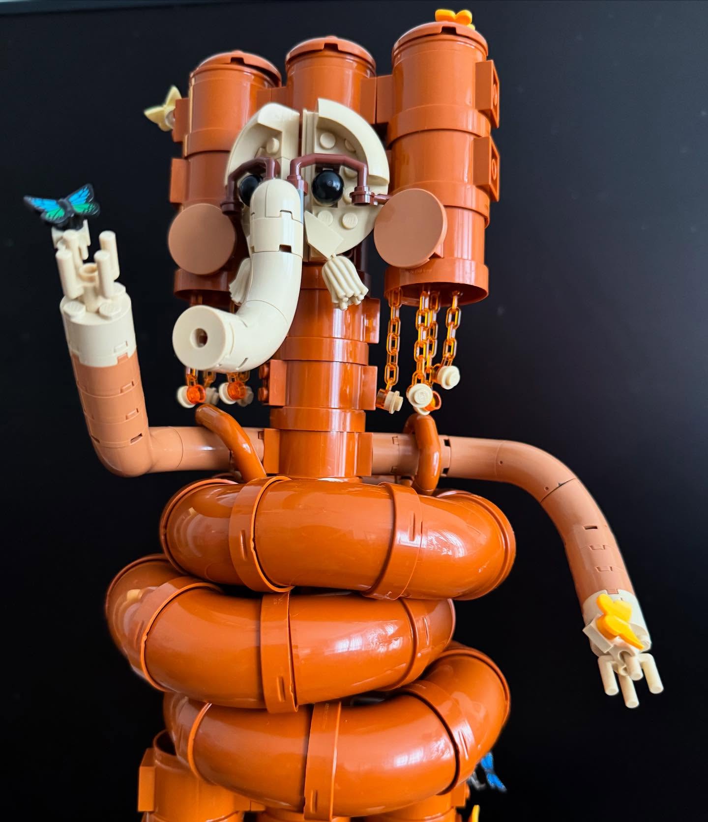Greg Scherrer's inspired brick-built characters find big Muppet energy ...