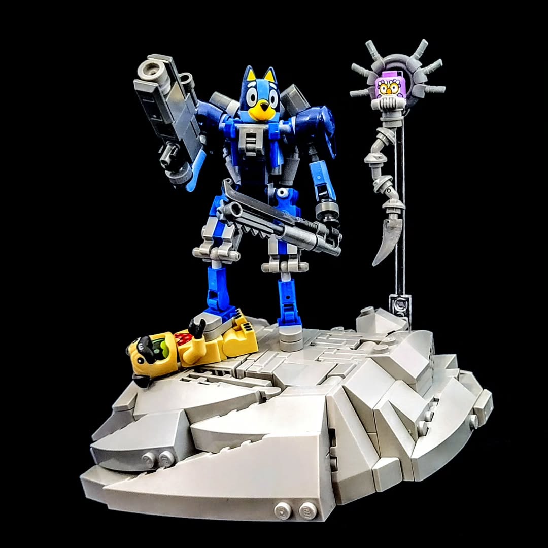 From Bullet-Spongebob to Bluey 40k, these LEGO mech mashups are are a ...