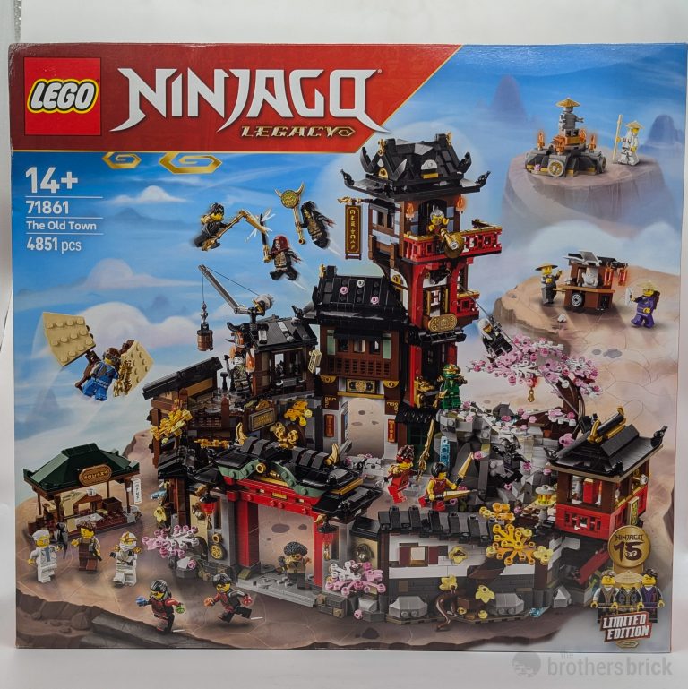 LEGO Ninjago 71861 The Old Town 15th Anniversary: black frogs, stickers ...