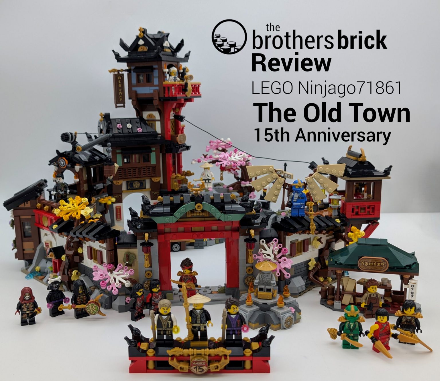 LEGO Ninjago 71861 The Old Town 15th Anniversary: black frogs, stickers ...