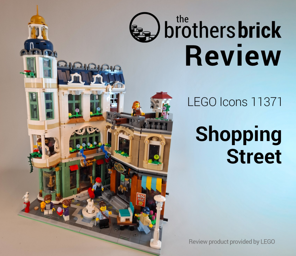 LEGO Icons Modular 11371 Shopping Street: This one's for the geometry ...