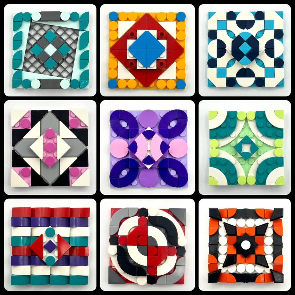 Mini Mosaics find big creativity on tiny canvasses - The Brothers Brick ...