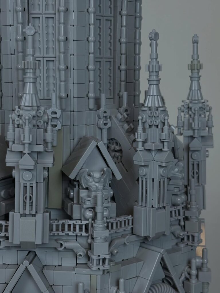 Gothic meets greebles in this epic LEGO tower - The Brothers Brick ...