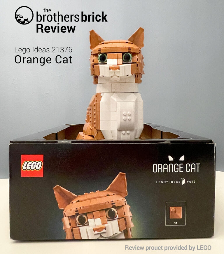 LEGO Ideas 21376 Orange Cat: Recolored classic lands on its feet ...