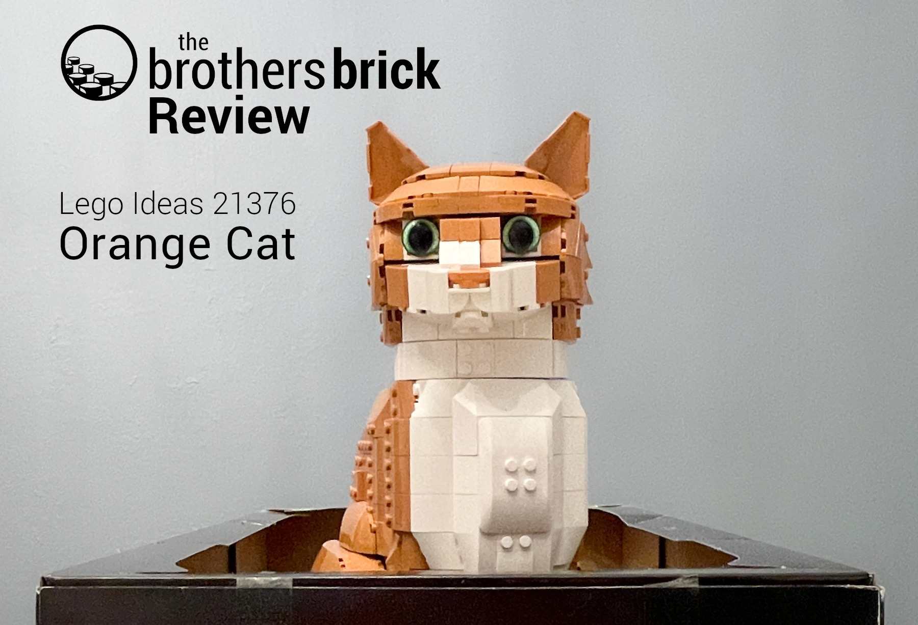 LEGO Ideas 21376 Orange Cat: Recolored classic lands on its feet ...