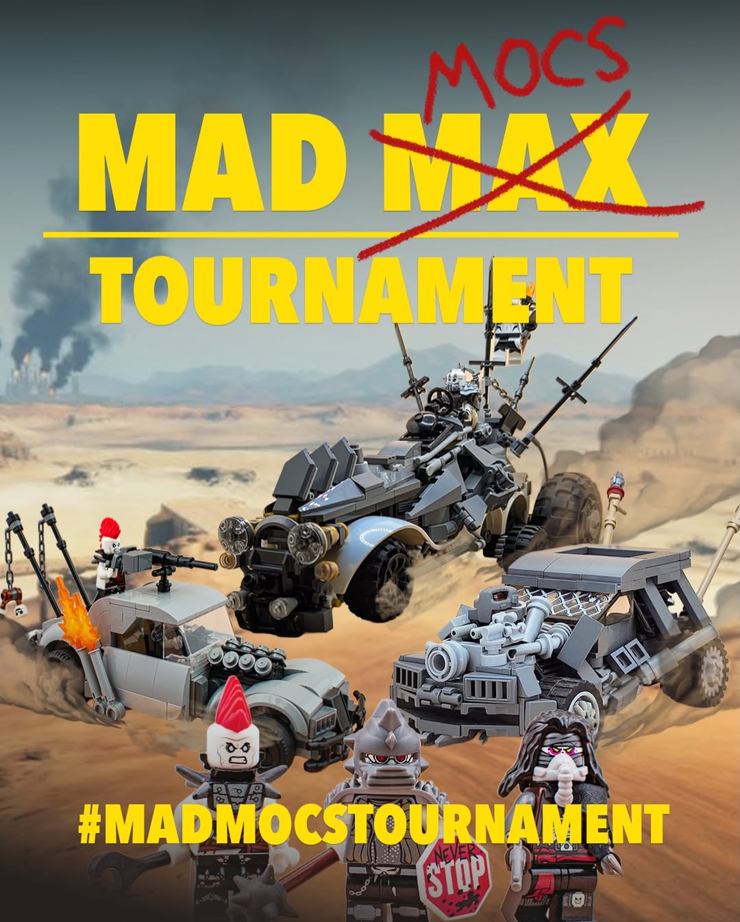 LEGO Mad Max tribute builds historic on the Fury Road - The Brothers ...